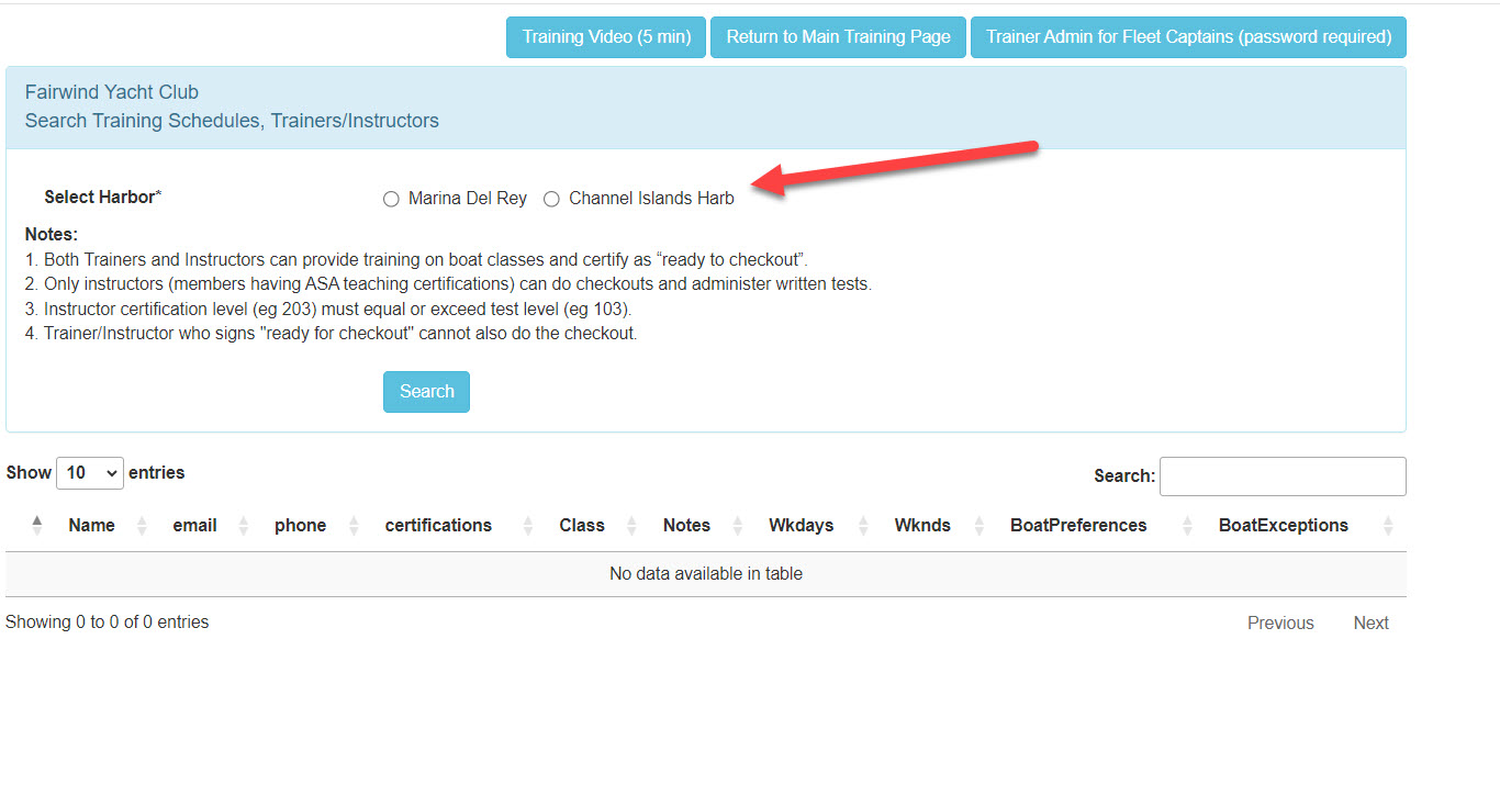 Trainer Database HOWTO – Fairwind Yacht Club Trainer Database HOWTO – Fairwind Yacht Club